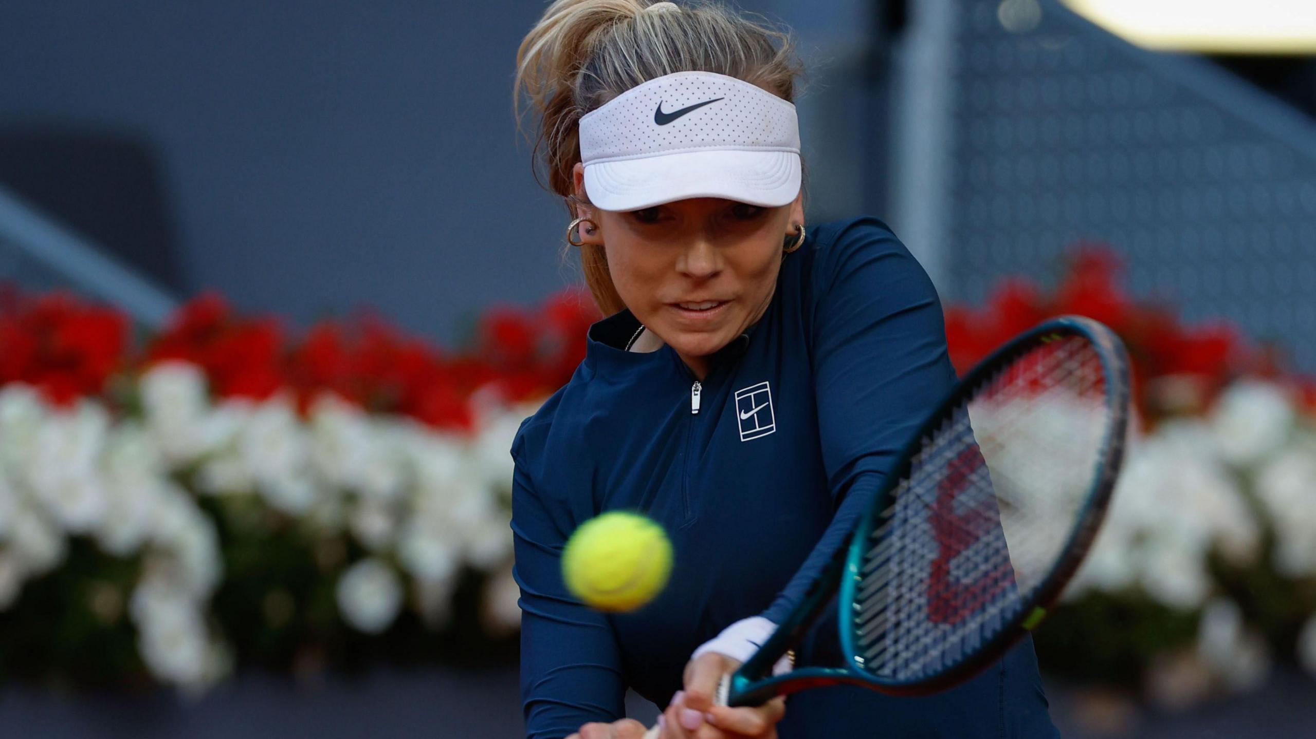 Madrid Open 2025: Katie Boulter earns first WTA clay-court win by beating Katerina Siniakova ...